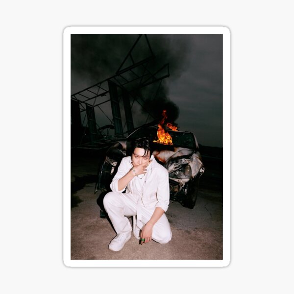 "J-HOPE _방화 (Arson)_ Concept" Sticker for Sale by gigineverdie | Redbubble