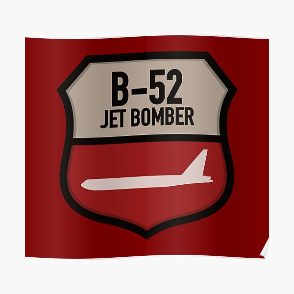 "B-52 Jet Bomber" Poster for Sale by StrongVlad | Redbubble