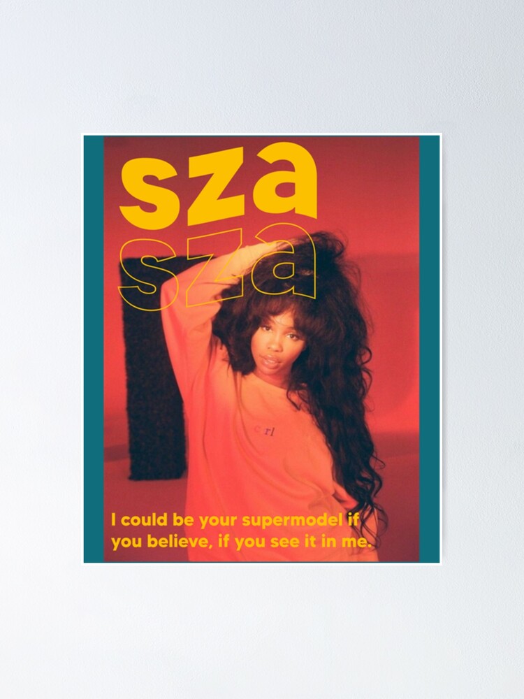 "sza collage " Poster for Sale by Puppydogplai | Redbubble