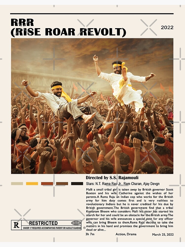 "RRR (Rise Roar Revolt)" Poster for Sale by LiuMann | Redbubble