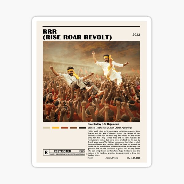 "RRR (Rise Roar Revolt)" Sticker for Sale by LiuMann | Redbubble