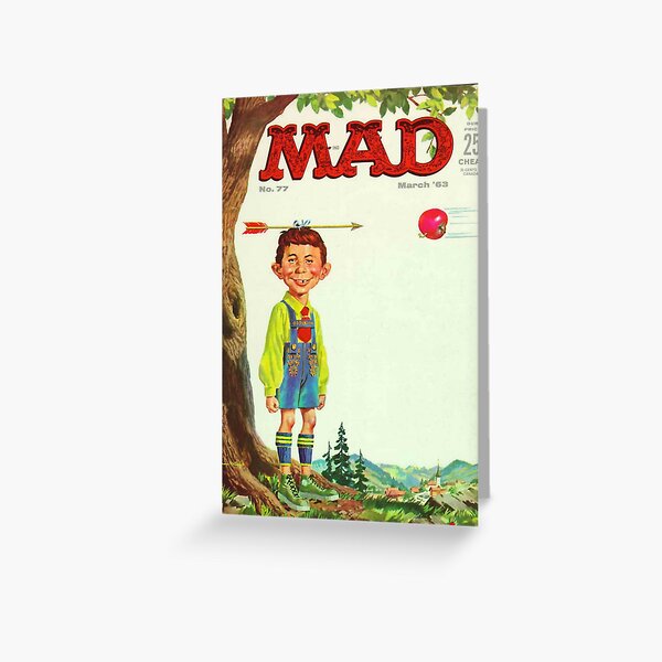 "NO!!!, NOT ANOTHER CLASSIC VINTAGE MAD MAGAZINE COVER ART" Greeting ...