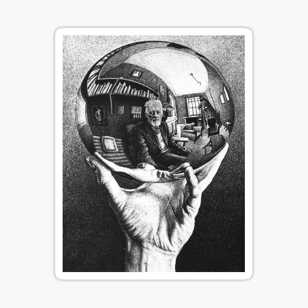 "M.C. Escher" Sticker for Sale by EDUOARDOART | Redbubble
