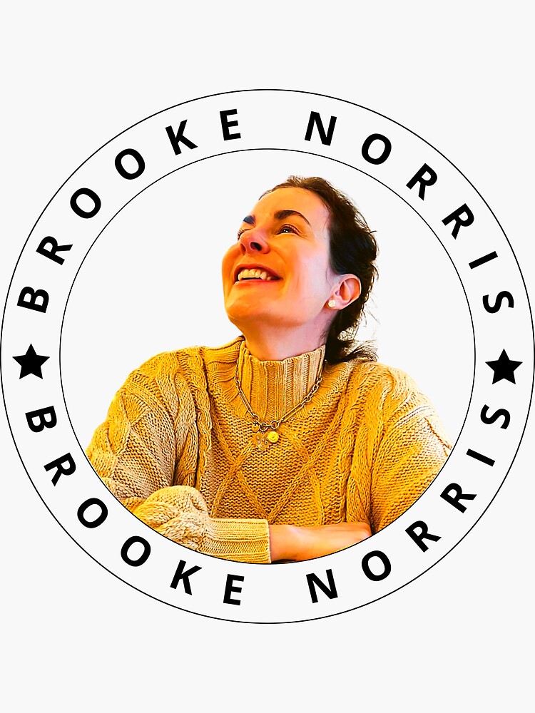 "Brooke Norris Stickers" Sticker for Sale by iabbykhokhar | Redbubble