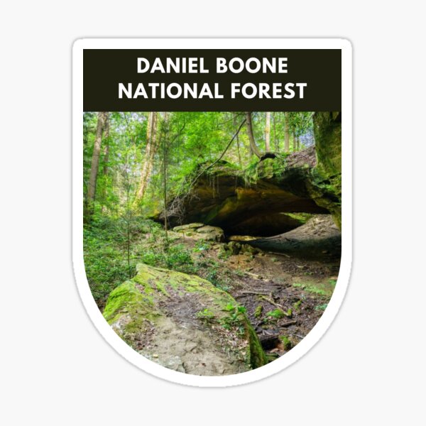 "Daniel Boone National Forest" Sticker for Sale by AdventurePlains ...