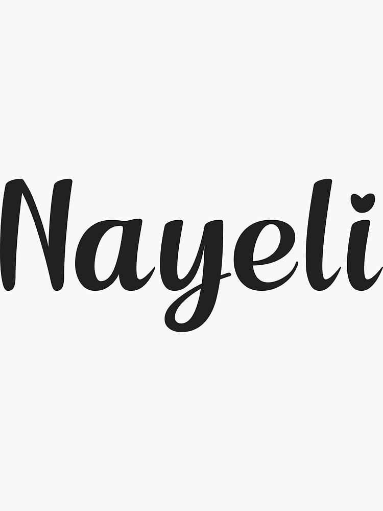 "Nayeli" Sticker for Sale by 99Posters | Redbubble