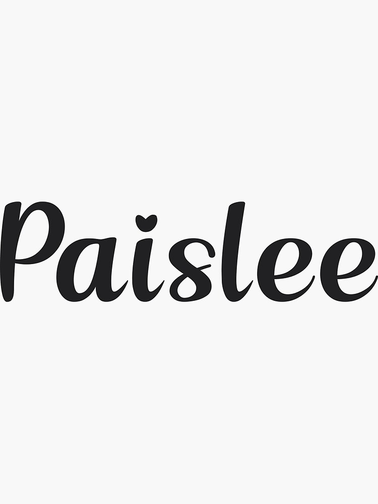 "Paislee" Sticker for Sale by 99Posters | Redbubble