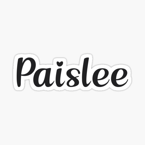 "Paislee" Sticker for Sale by 99Posters | Redbubble