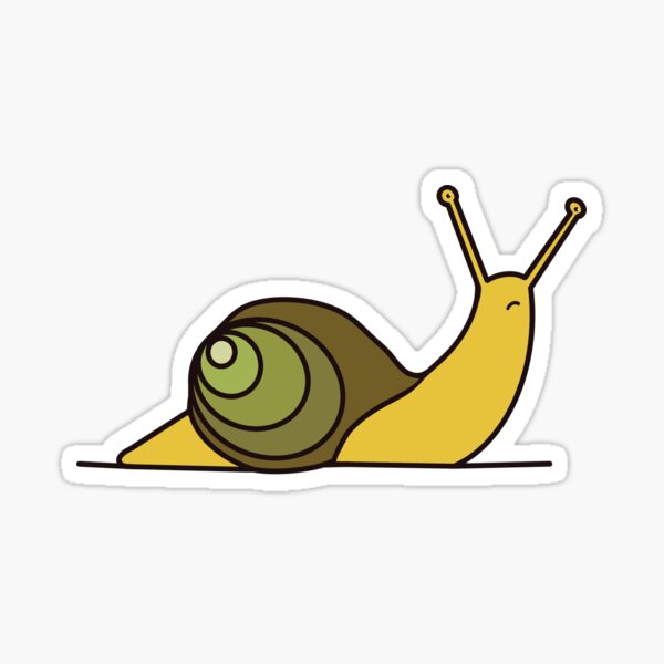 "Snail number 2" Sticker for Sale by acbcesarz | Redbubble