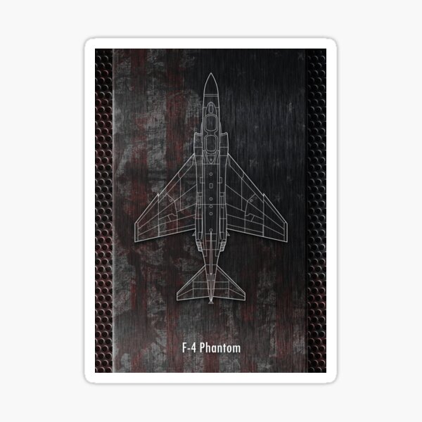 "F4 Phantom" Sticker by aviationart | Redbubble