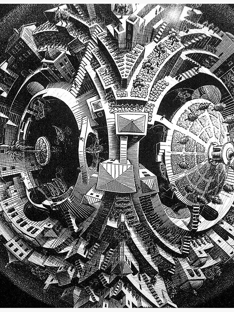 M.C. Escher Premium Matte Vertical Poster Designed & Sold By Esther Dyson