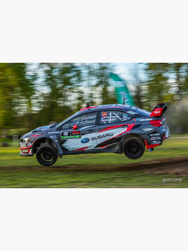 "Subaru Rally Team Flying at Oregon Trail Rally" Poster for Sale by ...