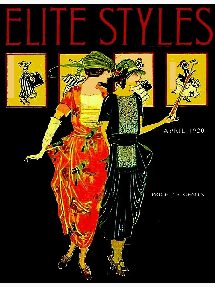 "ELITE STYLES : Vintage 1920 Magazine Advertising Print" Poster for ...