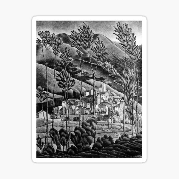 "M.C. Escher" Sticker for Sale by EDUOARDOART | Redbubble