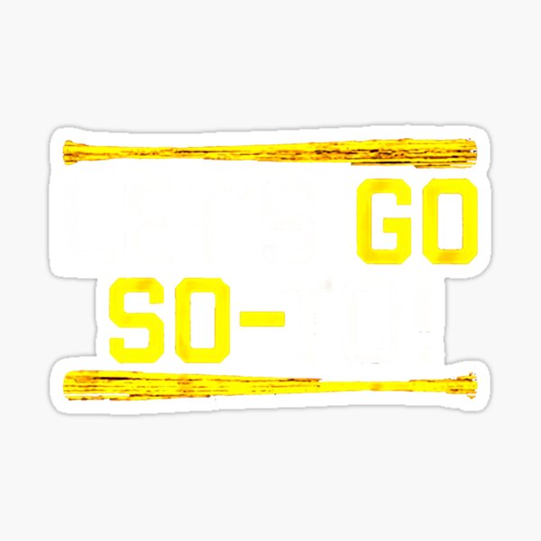 "Let's go Soto " Sticker for Sale by Cody-Art | Redbubble