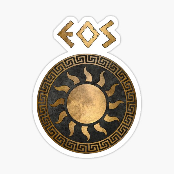 "Eos Greek Goddess of the Dawn Symbol" Sticker for Sale by shinypit4224 ...
