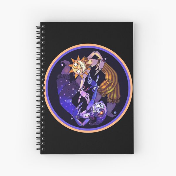 "fnaf security breach sun and moon" Spiral Notebook for Sale by SaraBij ...