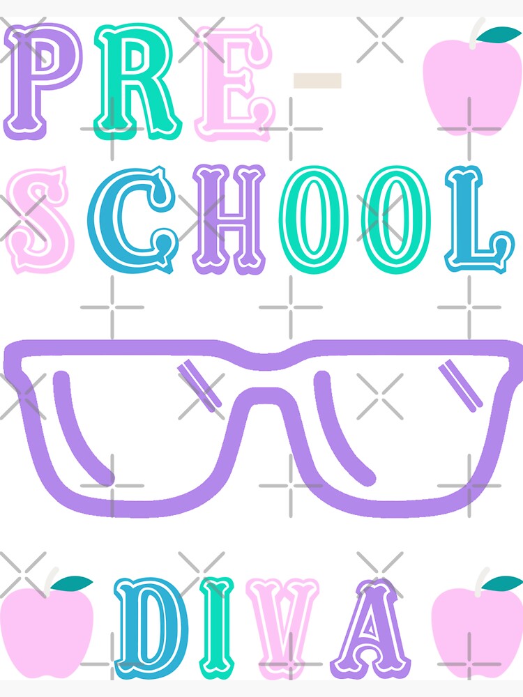 Imán «Amigo de preescolar | diva preescolar | regreso a la escuela tipo ...