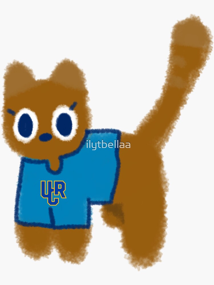 "ucr cat" Sticker for Sale by ilytbellaa | Redbubble