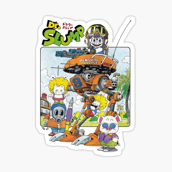 "dr slump" Sticker for Sale by Manga1otaku | Redbubble
