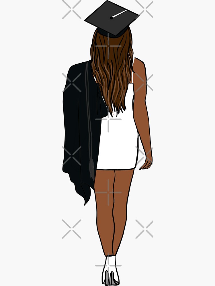 "Graduation girl" Sticker for Sale by Mermaidssparkle | Redbubble