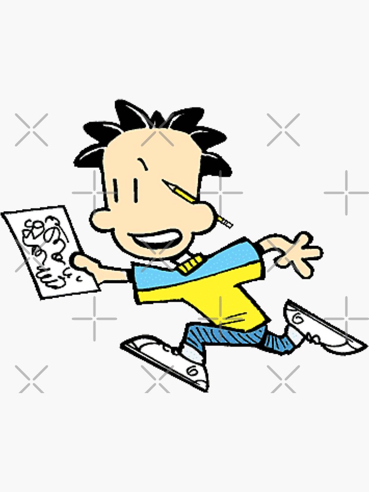 "Big Nate | Nickelodeon Kids Cartoon" Sticker for Sale by Zwosh | Redbubble