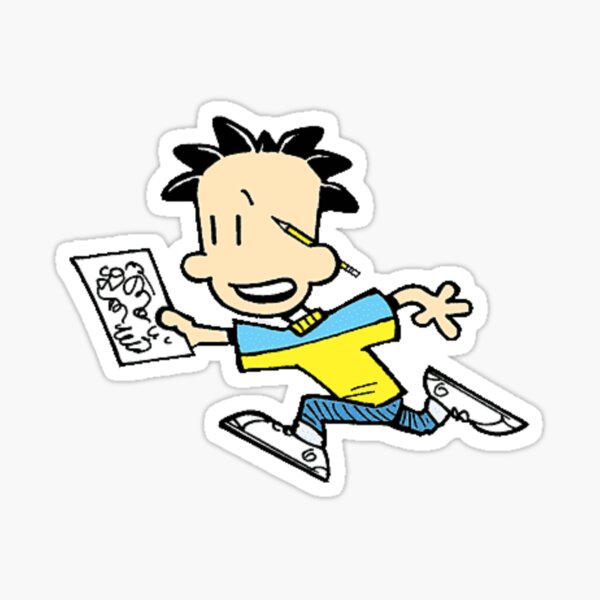 "Big Nate | Nickelodeon Kids Cartoon" Sticker for Sale by Zwosh | Redbubble