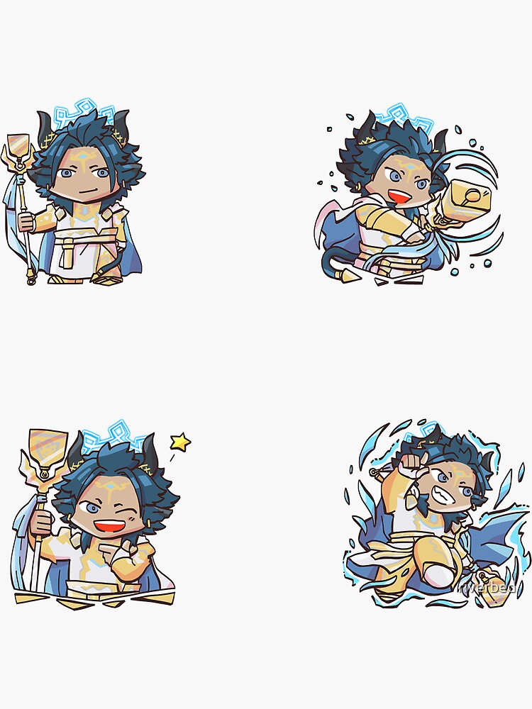 "Chibi Askr: God of Openness" Sticker for Sale by Sonoch | Redbubble