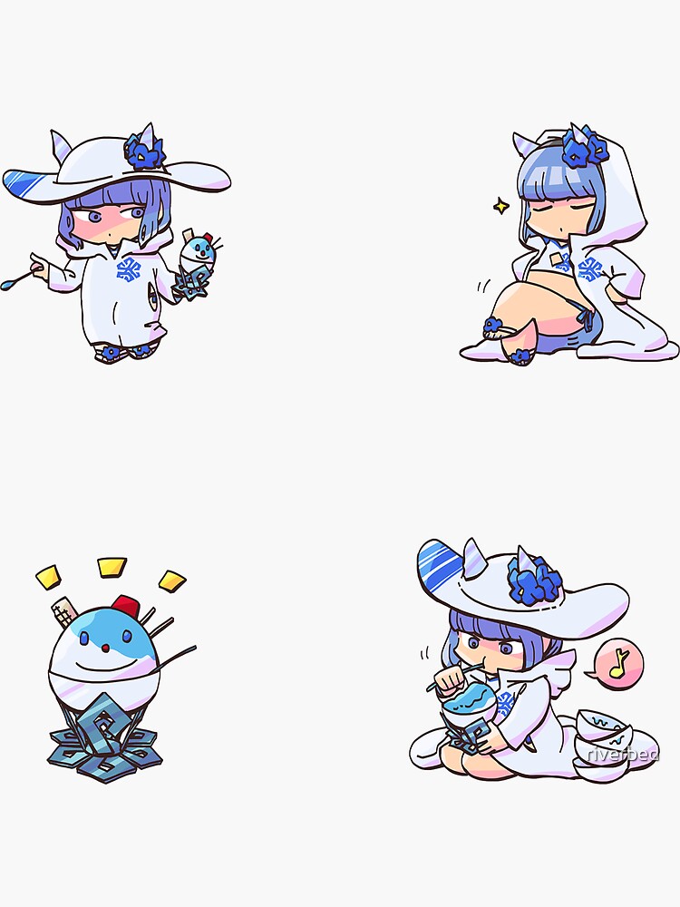 "Chibi Nifl: Tropical Ice God" Sticker for Sale by Sonoch | Redbubble