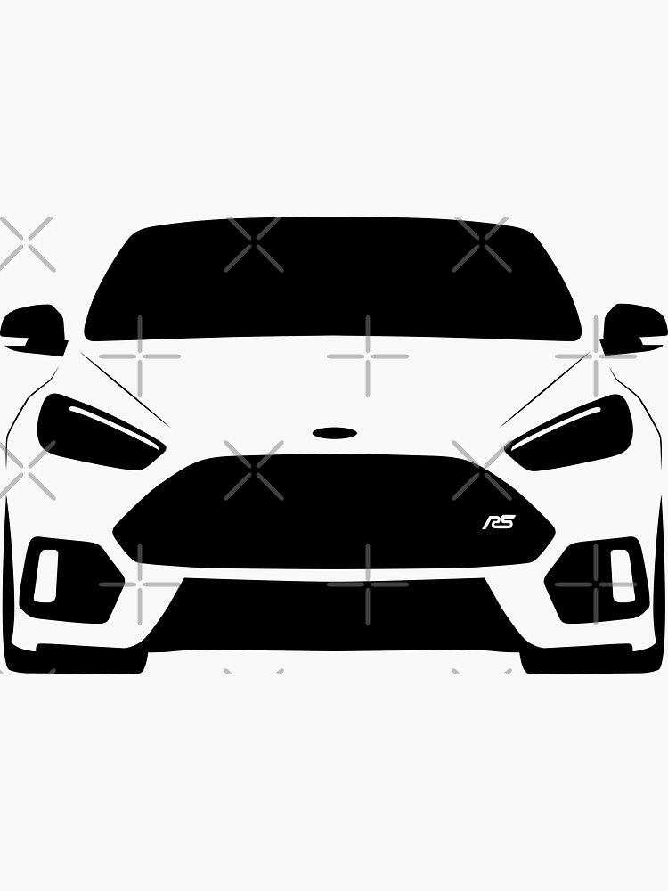 "Ford Focus RS" Sticker by LPDA69 | Redbubble