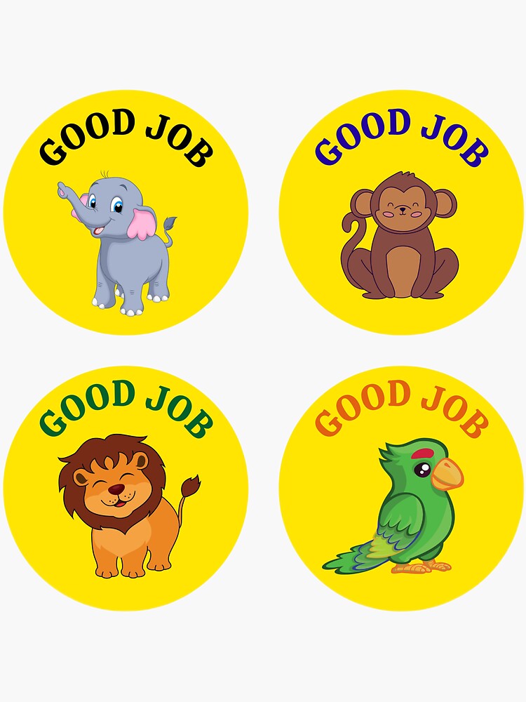 "Good Job The Best Teacher Lion Design" Sticker for Sale by BestTeacher ...