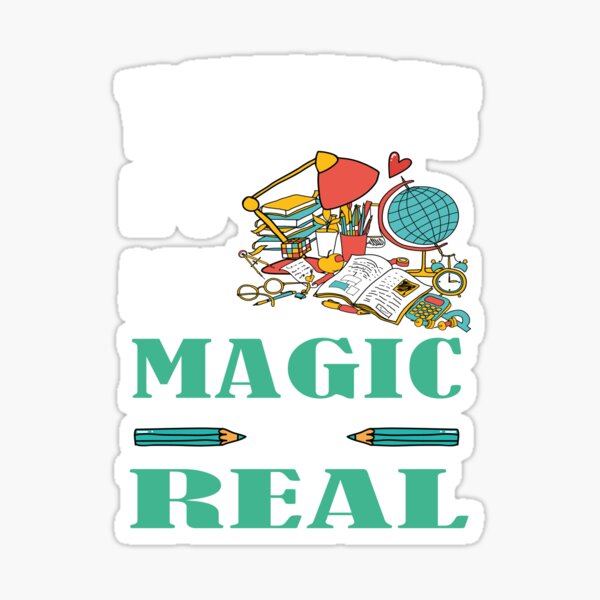 "PHYSICS IT'S LIKE MAGIC BUT REAL " Sticker for Sale by LOGPRO | Redbubble