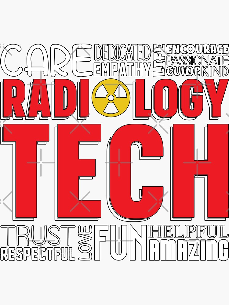 "Radiologist Radiology Tech Radiologic Xray Tech" Sticker for Sale by ...