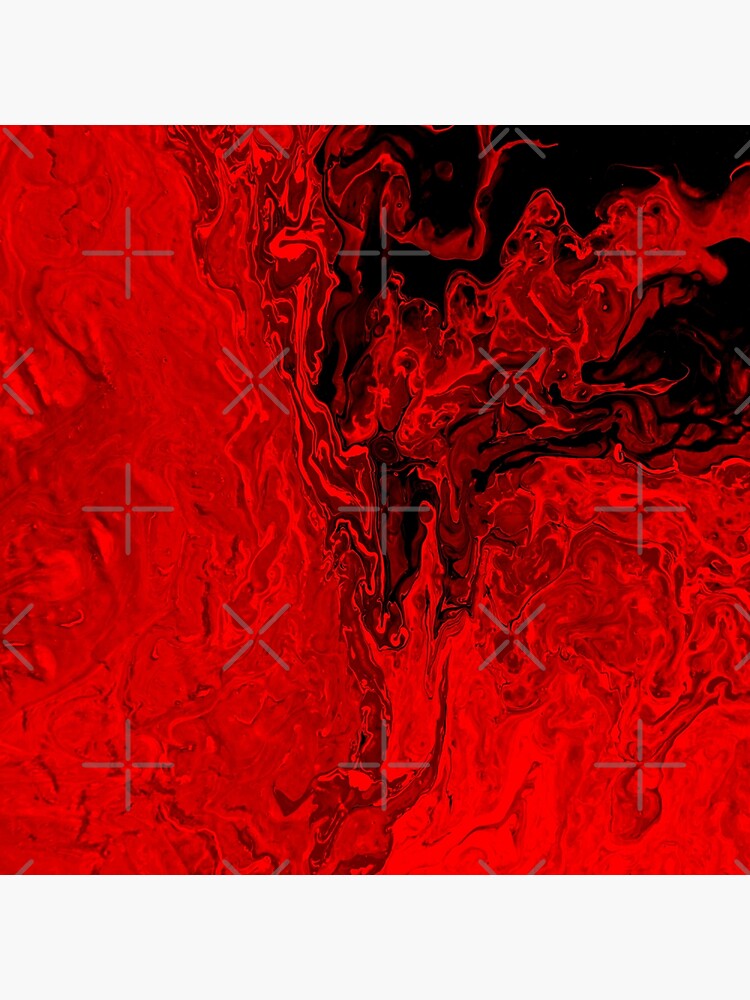 "Dark Red Trippy Liquid Art Acrylic Liquid Drip Art | StokedUpArt ...