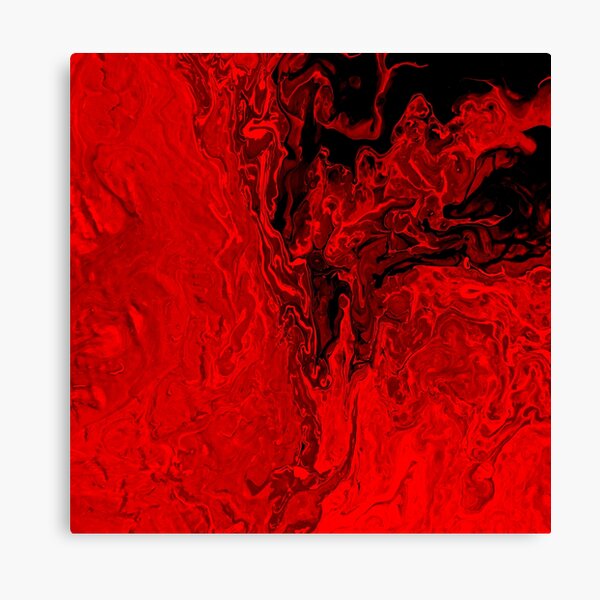 "Dark Red Trippy Liquid Art Acrylic Liquid Drip Art | StokedUpArt ...