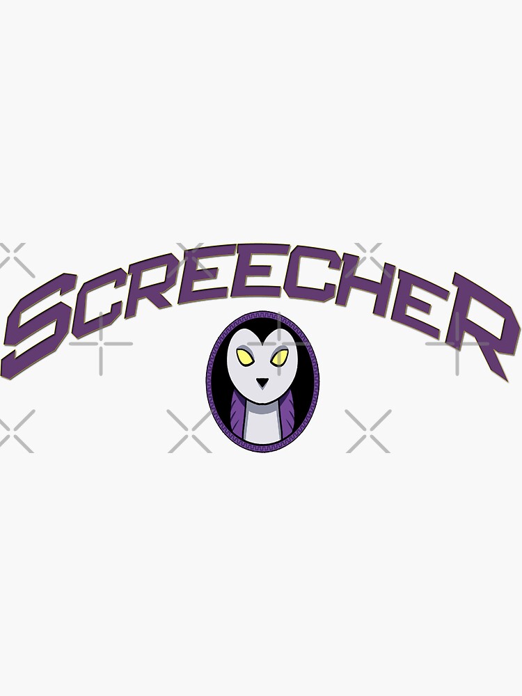 "Screecher-Logo" Sticker for Sale by ThePhoenixPress | Redbubble
