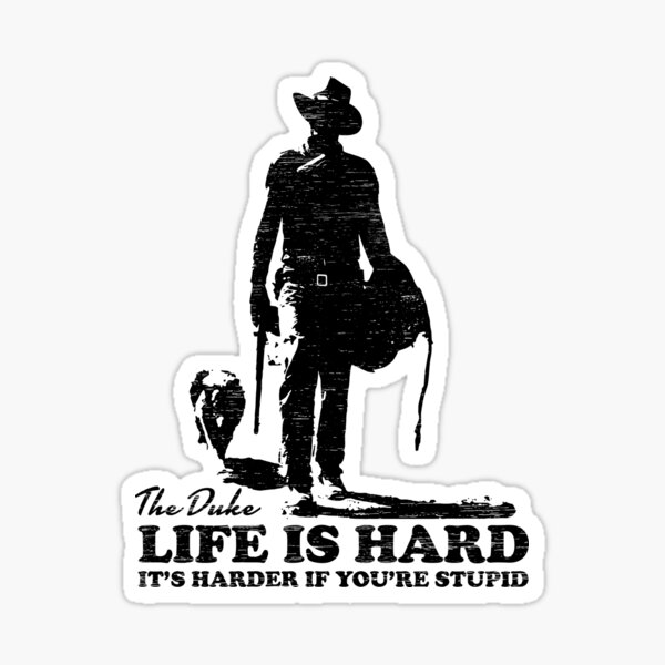 "The Duke Vintage" Sticker for Sale by IlustraPaint | Redbubble