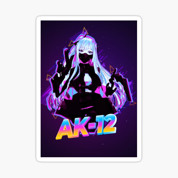 "AK-12 | Girls Frontline" Sticker for Sale by HypeAnimetd | Redbubble