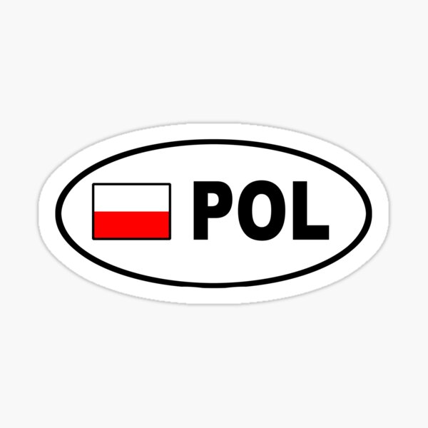 "POLAND BUMPER STICKER" Sticker for Sale by Calgacus | Redbubble