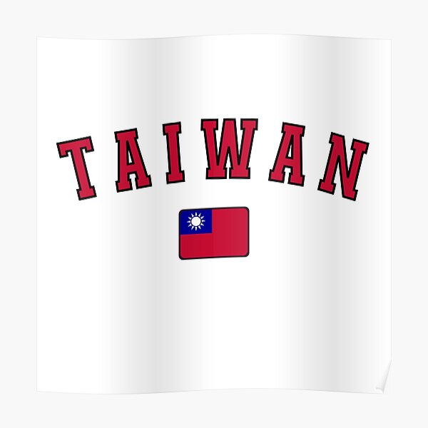 "Taiwan flag" Poster for Sale by eka123 | Redbubble