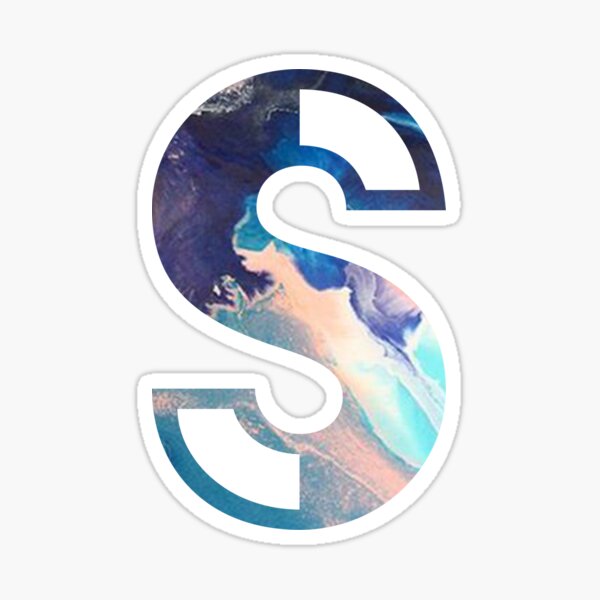 Letter S Space Stickers | Redbubble