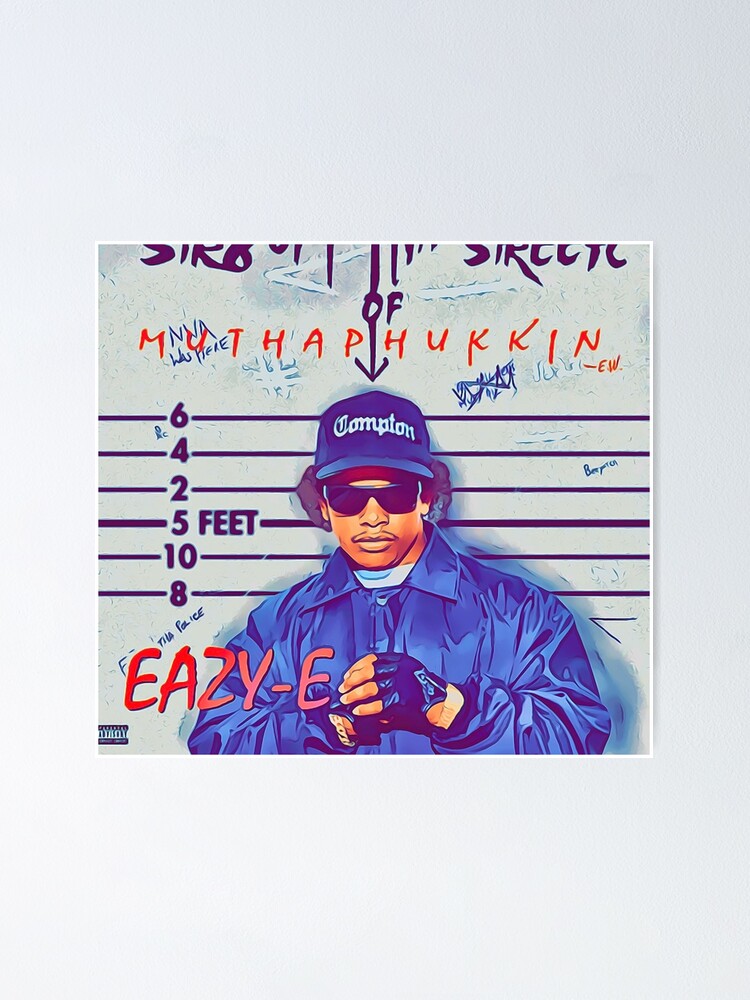"Cartoon design of Easy-E" Poster for Sale by MovieToons | Redbubble
