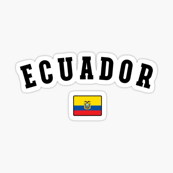 "Ecuador flag " Sticker for Sale by eka123 | Redbubble