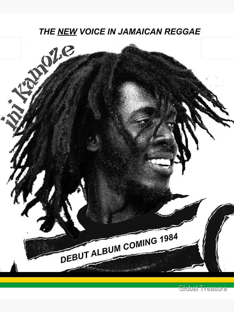 "Ini Kamoze - Vintage 1984 Promo" Sticker for Sale by monkeyhubstudio ...