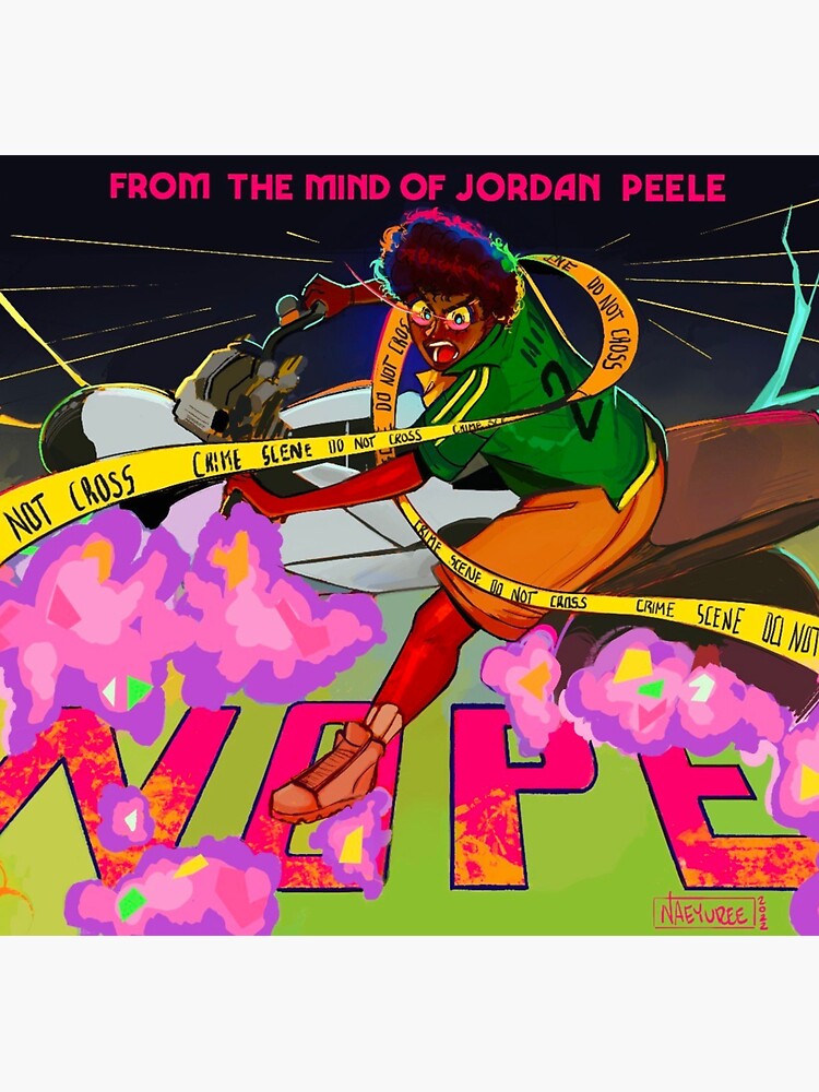 "NOPE MOVIE" Sticker for Sale by NataliArts | Redbubble