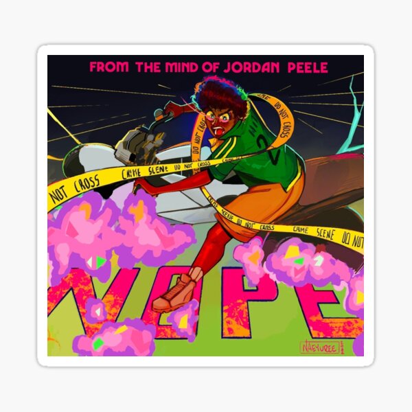 "NOPE MOVIE" Sticker for Sale by NataliArts | Redbubble