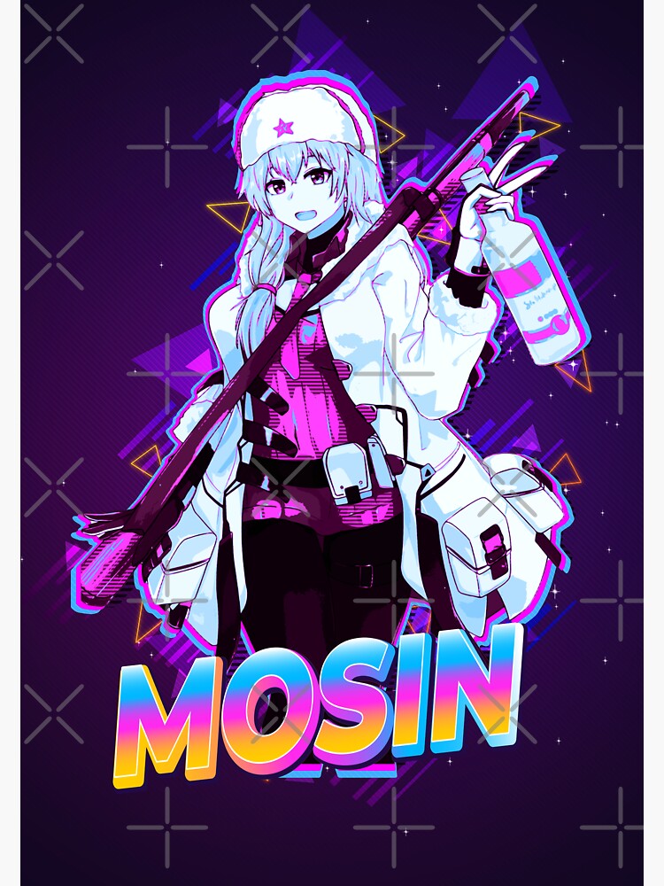 "Mosin Nagant | Girls Frontline" Sticker for Sale by WaifuFury | Redbubble