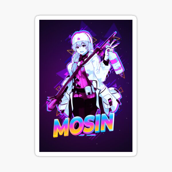 "Mosin Nagant | Girls Frontline" Sticker for Sale by WaifuFury | Redbubble