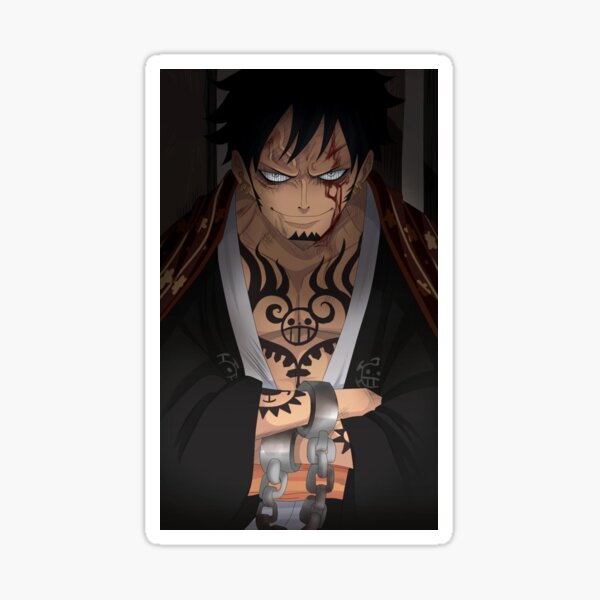 "Trafalgar D. Water Law | One Piece" Sticker for Sale by Medshop-art ...
