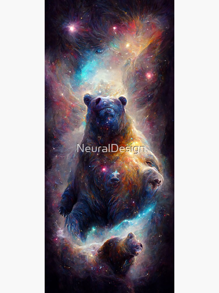 "Big Dipper - Space Bear" Sticker for Sale by NeuralDesign | Redbubble
